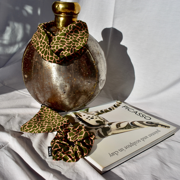 Mosaic Print Green and Pink Reversible Reusable Face Mask | Newt – NEWT ...