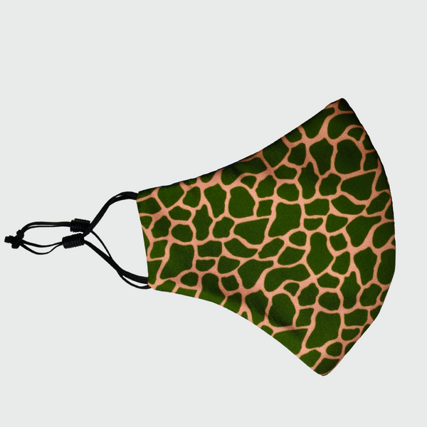 Mosaic Print Green and Pink Reversible Reusable Face Mask | Newt – NEWT ...