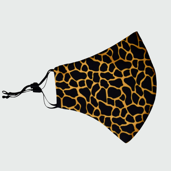 Mosaic Print Gold and Black Reversible Reusable Face Mask | Newt – NEWT ...